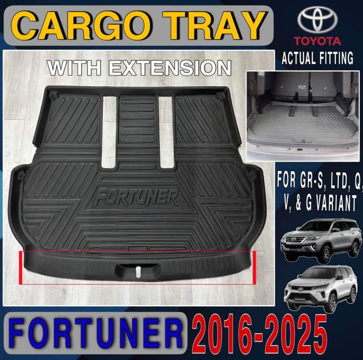 Toyota Fortuner 2016-2025 Cargo Tray with extension | Lazada PH