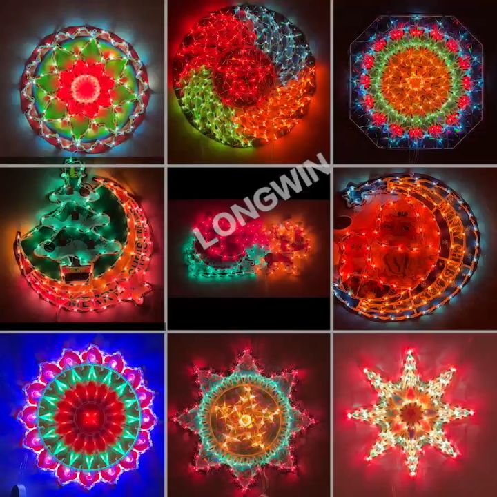 Christmas Parol Lantern Pasko 12 Star Flower Design Christmas Tree ...