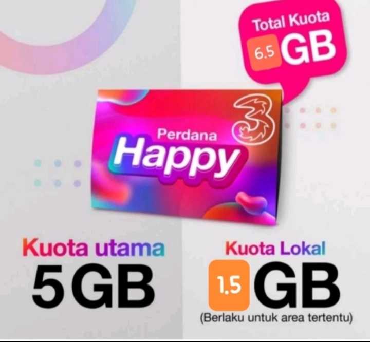 PERDANA TRI HAPPY 5GB NASIONAL | Lazada Indonesia
