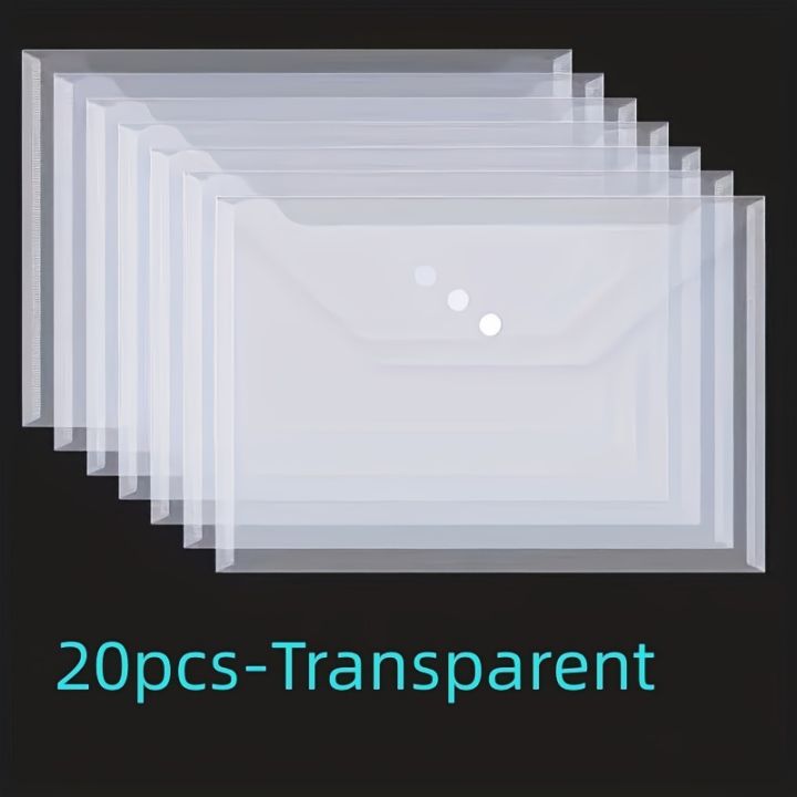 20 packs, plastic envelope, transparent reusable poly envelope ...