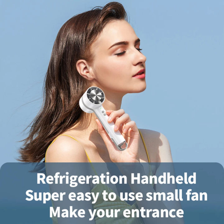 Refrigeration fan hand-held ice compress refrigeration fan outdoor ...