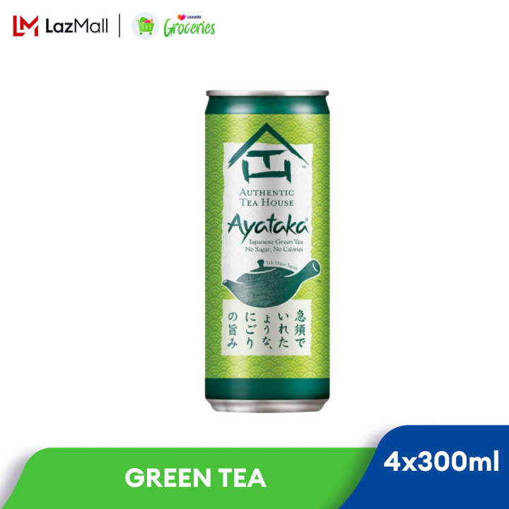 Authentic Tea House Ayataka Japanese Green Tea 300ML x 4 cans | Lazada