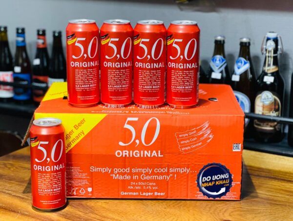 5,0 Original Lager Beer 24 x 500ml | Lazada PH