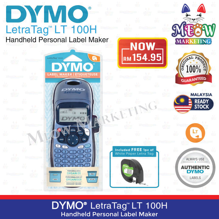 Dymo LetraTag Label Maker Tape Refill (ORIGINAL) - Paper / Plastic | Lazada