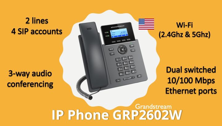 IP Phone GRP2602W WIFI Phone Grandstream | Lazada.co.th