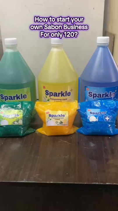 SPARKLE PREMIUM DISHWASHING LIQUID EASY MIX KIT 6 LITERS YIELD | Lazada PH