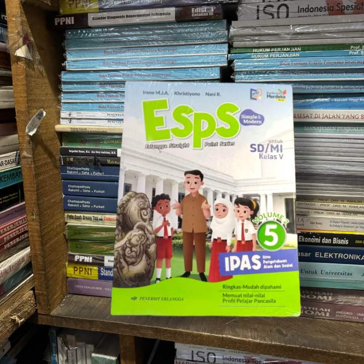Esps Ipas Kelas 5 volume 2 Revisi SD Kurikulum Merdeka Erlangga | Lazada Indonesia