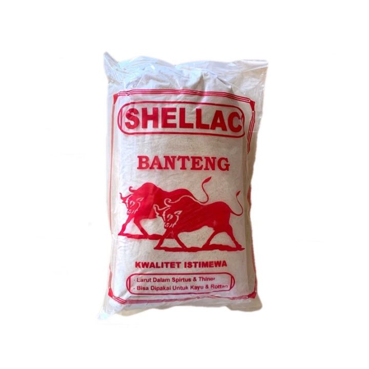 Shellac Sandarlak Bubuk Banteng 1 Kg Ekonomis Melamin Sirlak / Serlak ...