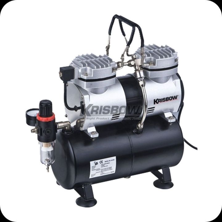 Compressor Twin Cylinder 1/4HP 3.5L Krisbow 10080977 | Lazada Indonesia
