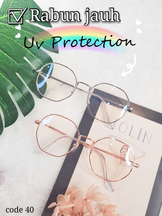 Cermin mata rabun jauh (spek myopia) dengan perlindungan uv (kod 40 ...