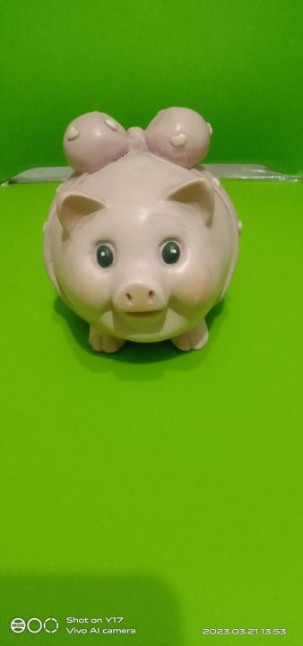 Patung Babi dari keramik , high Quality , Bagus , Lucu dan Multifungsi ...