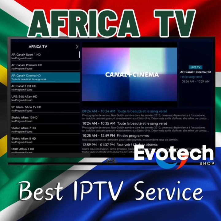 IPTV AFRICA GROUP Package 1 Year, รับชมทีวีออนไลน์หลายประเทศ ข่าว, กีฬา ...
