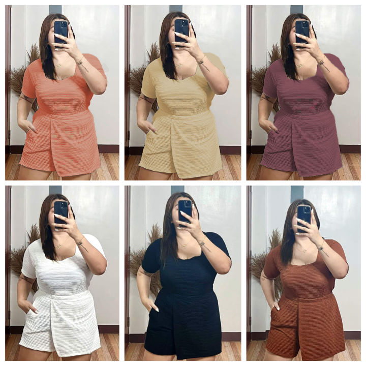 Plus Size Plain Terno Skort XL-3XL body frame | Lazada PH