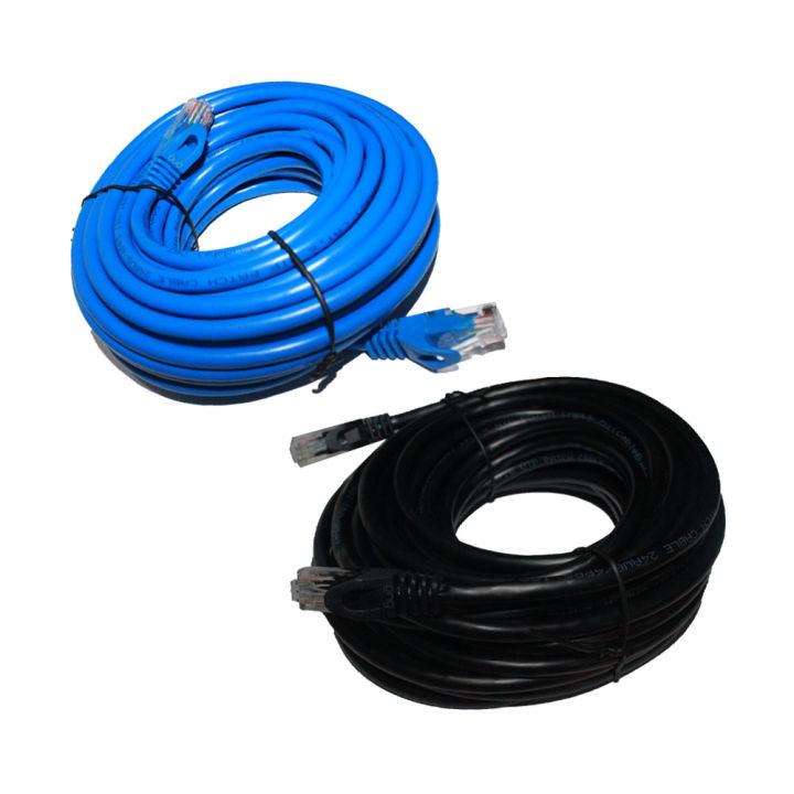 Cable Buddy Ethernet Cable 10m Black Male to Male Cat6 24AWG UTP Copper ...