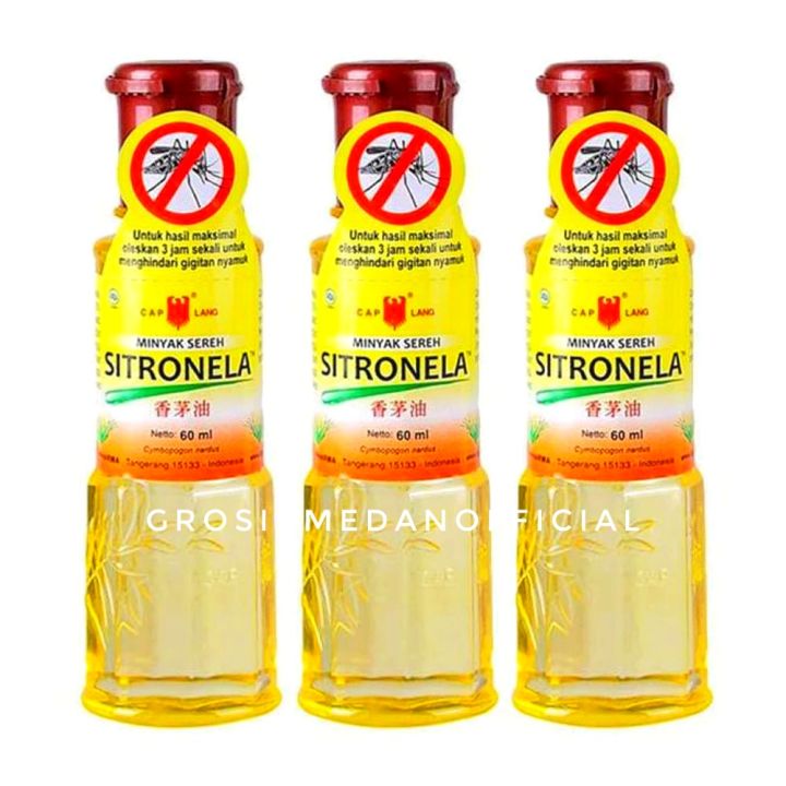 SITRONELA - MINYAK SEREH CAP LANG - CITRONELLA OIL SERE CEGAH NYAMUK ...