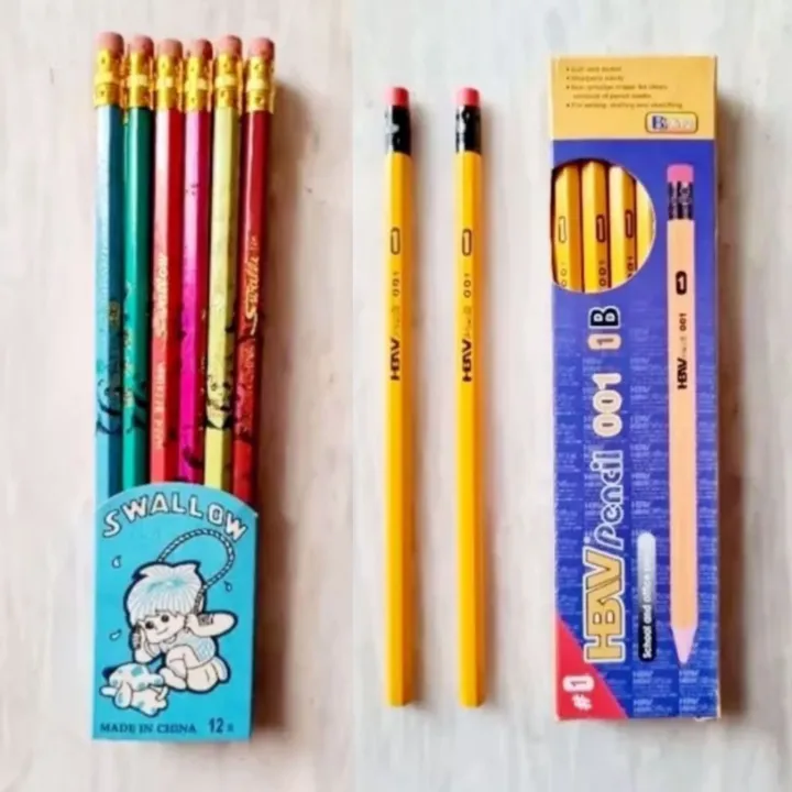 HBW Pencil #1B & Swallow Pencil per Dozen (12's) | Lazada PH