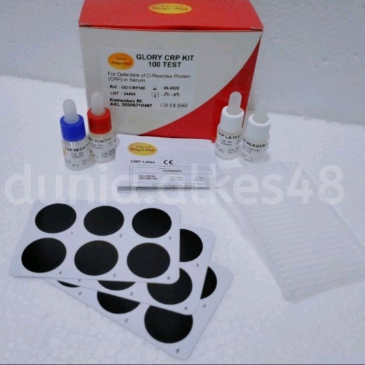 Reagen CRP latex kit 100 merk Glory | Lazada Indonesia