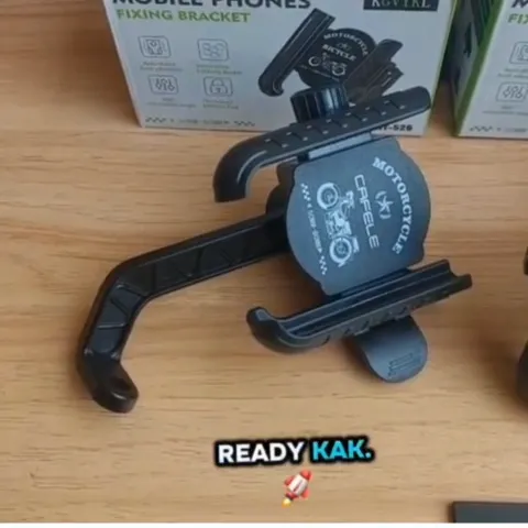 HOLDER HP MOTOR MOTOGRIP DOUBLE LOCK MOBILE PHONE STAND TEMPAT DUDUKAN ...