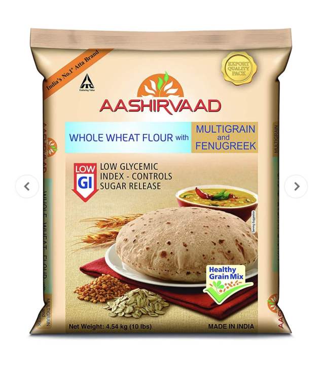 whole wheat flour, atta with multigrain and fenugreek, 2 kg, 5 kg from ...
