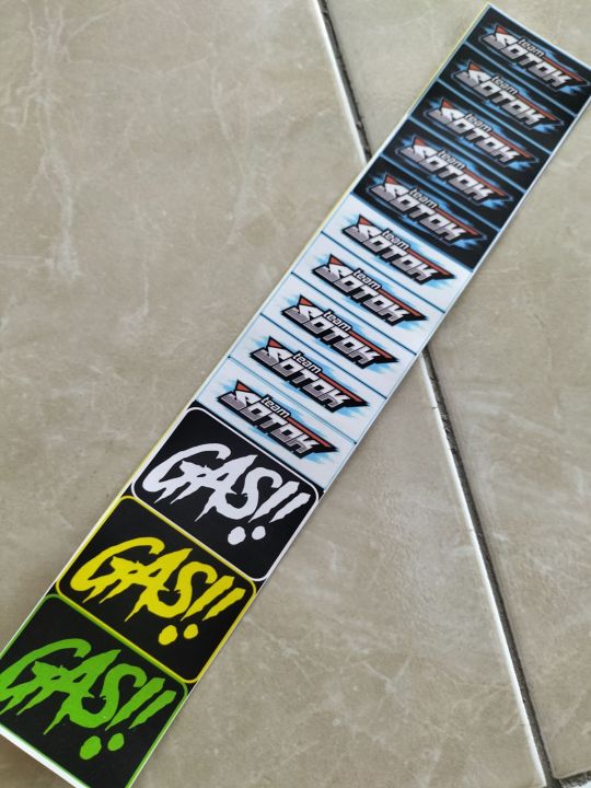 stiker team sotok dan gass bahan cromo | Lazada Indonesia