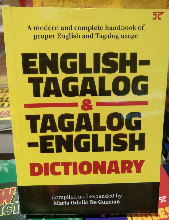 English -Tagalog & Tagalog -English Dictionary by Maria Odulio De ...