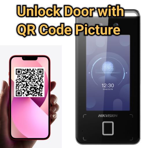 QR Code Door Access System | Unlock Door with QR code Picture ...