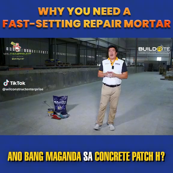 BUILDRITE CONCRETE PATCH H - Rapid Setting Repair Mortar for Pavements ...