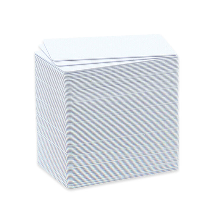 0.76mm PVC White Card For Card Printer Seaory Zebra Evolis Double-Sided ...