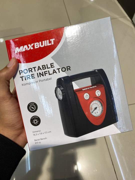 Max Built Portable Tire Inflator atau Kompresor Portable Untuk Pompa ...
