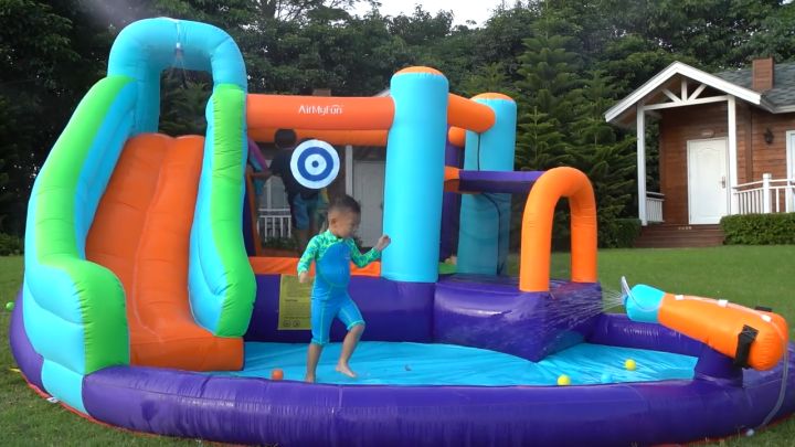 Airmyfan inflatable slide for kids trampoline inflatable playground ...