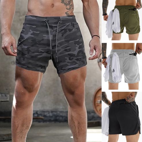 HOLA Running Shorts Men Fitness Single-deck Quick Dry GYM Shorts ...