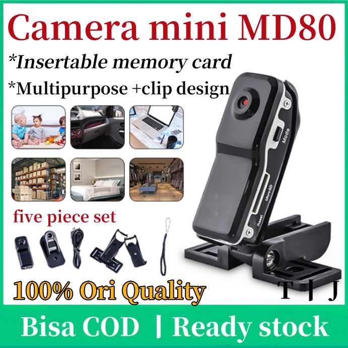 Tommjerry Cctv Camera mini tersembunyi MD80 / Spy Camera Video Recorder Thumb Mini DV DVR /Mini ...