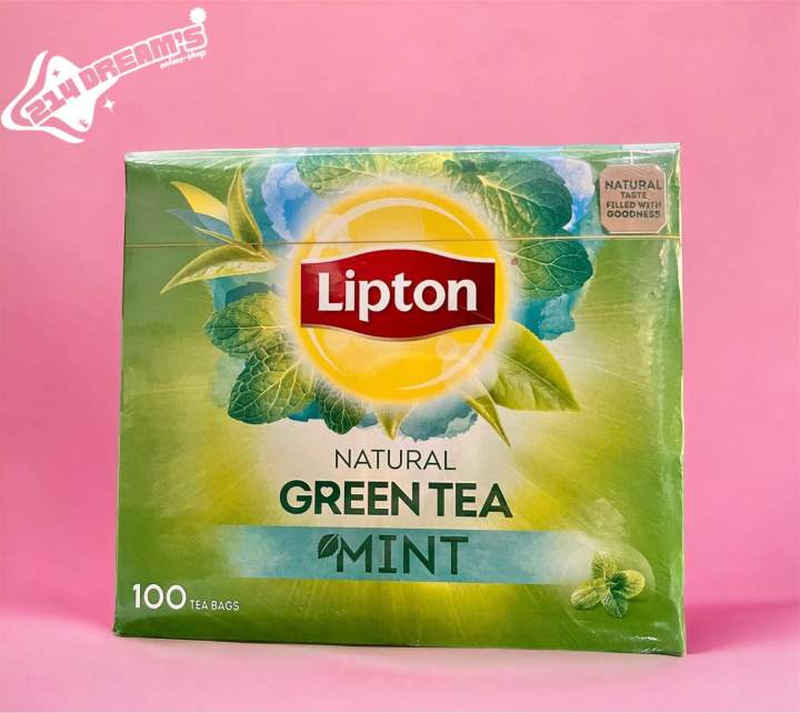 Lipton Green Tea With Mint 100 Bags | Lazada PH