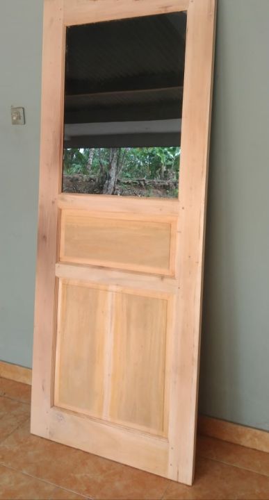pintu kayu kaca | Lazada Indonesia