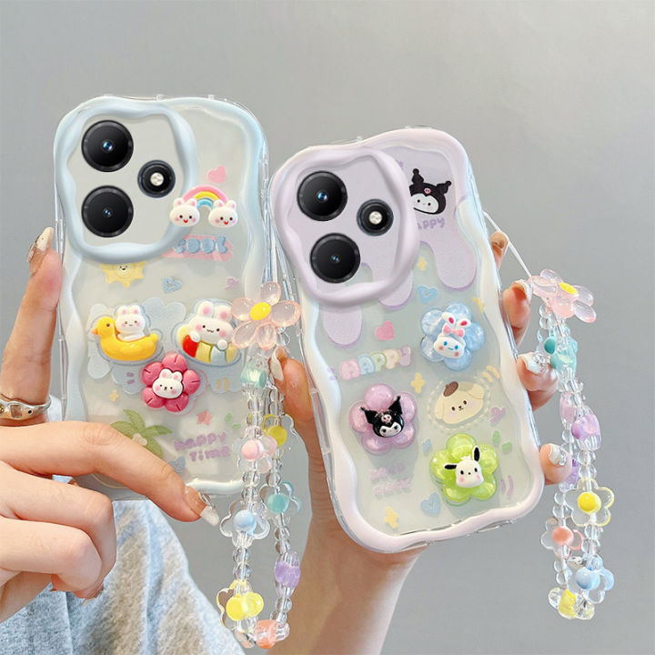 New Casing Tecno Spark 10c Spark10 Spark 10 Pro 4g Cubic Rainbow Rabbit Cartoon Doll Phone Case