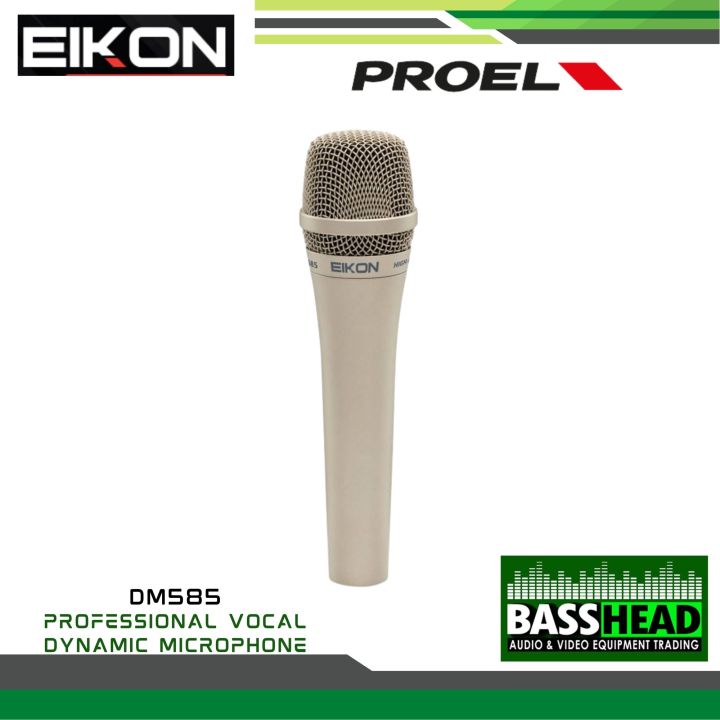 EIKON DM585 PROFESSIONAL VOCAL DYNAMIC MICROPHONE by PROEL BASSHEAD | Lazada PH