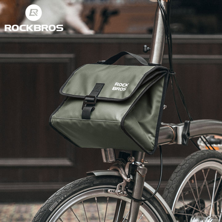 ROCKBROS Folding Bike Front Bag 4-7L Foldable Picnic Insulation Bags ...