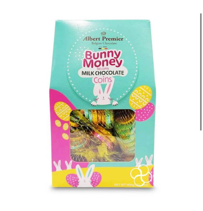 Albert Premier Bunny Money Belgian Milk Chocolate Coins 600g | Lazada PH