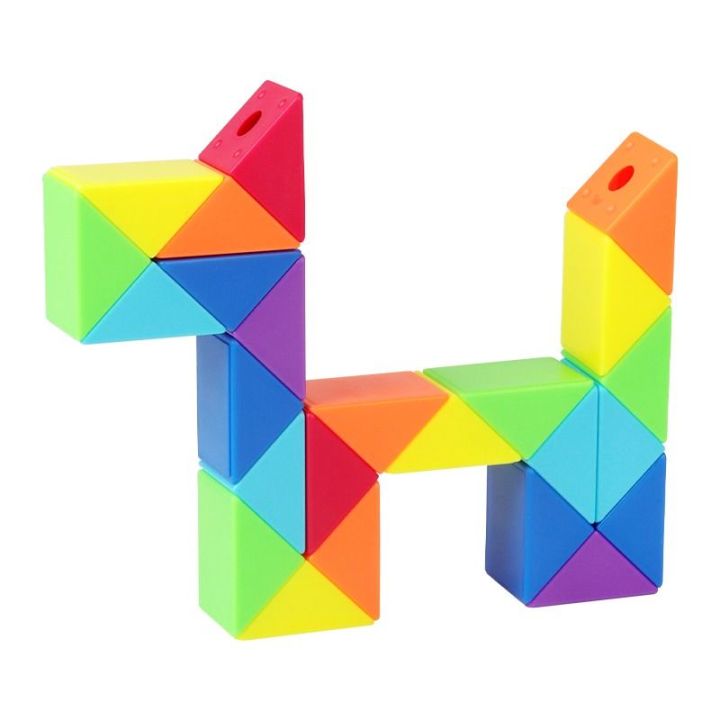 Rubik's Snake 24 Segment 36 Segment 48 Segment Kids Kindergarten 3D ...