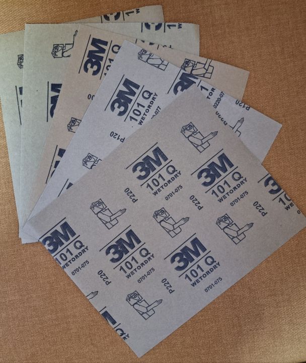 3M SANDPAPER 101Q 100% ORIGINAL grit from 80 to 2000 | Lazada PH