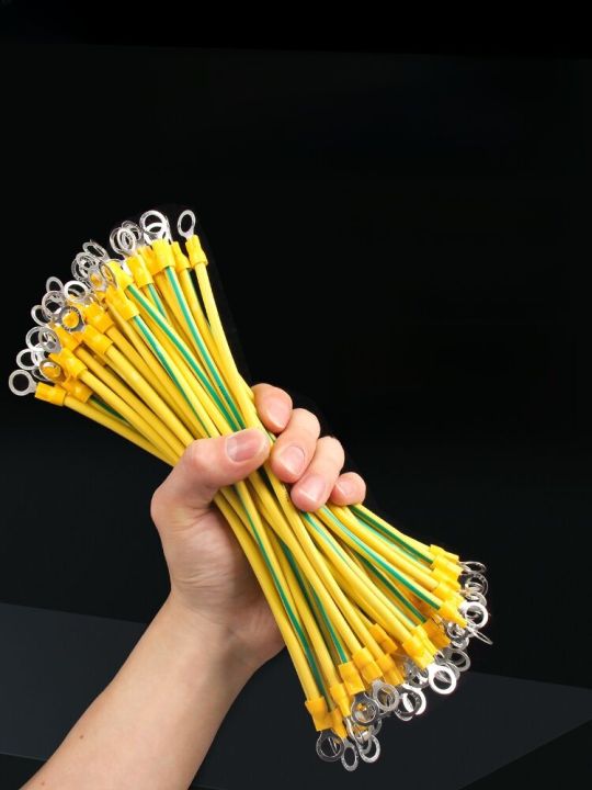 Yellow and Green Two-Color Grounding Wire Soft Copper Wire Bridge ...