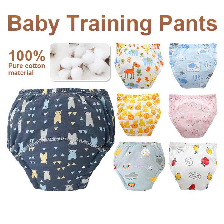 [Ready Stock] 6 Layers Kids Potty Training Pants Reusable Washable ...