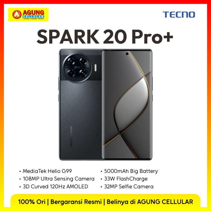 Tecno Spark 20 Pro Plus Garansi Resmi | Lazada Indonesia
