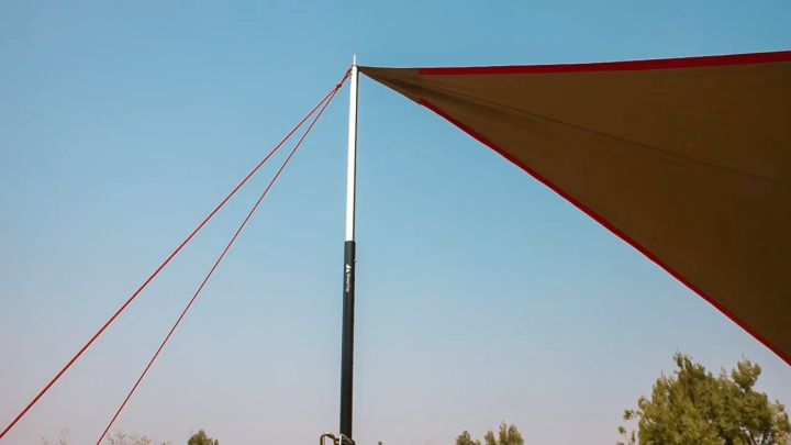 Aluminium Poles Rod Extra Thick Camping Flysheet Tarp Pole Detachable ...