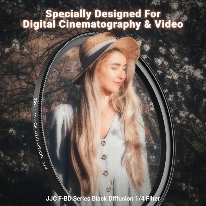 JJC F-BD Nano-X Black Mist Diffusion Lens Filter 1/2 1/4 Special ...