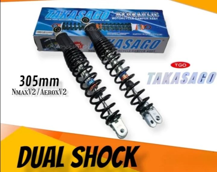 TAKASAGO Dual Shock for Nouvo/Nmax/Aerox | Lazada PH