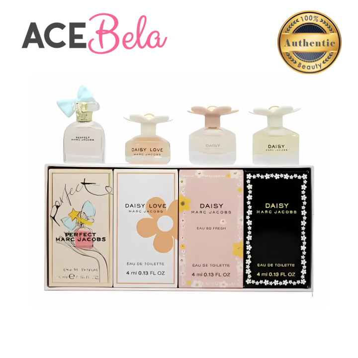 Marc Jacobs Daisy Miniatures Collection – 4pcs Mini Gift Set For Women ...