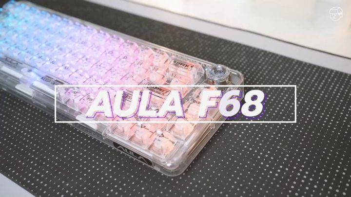 คีย์บอร์ดไร้สาย - AULA F68 - Wireless & Bluetooth HOTSWAP CUSTOM ...