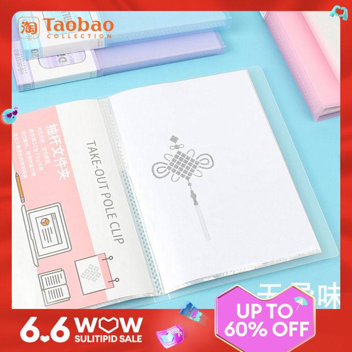 A5 Info Booklet Folder 100 Pages Thickened Student Multi-Layer ...