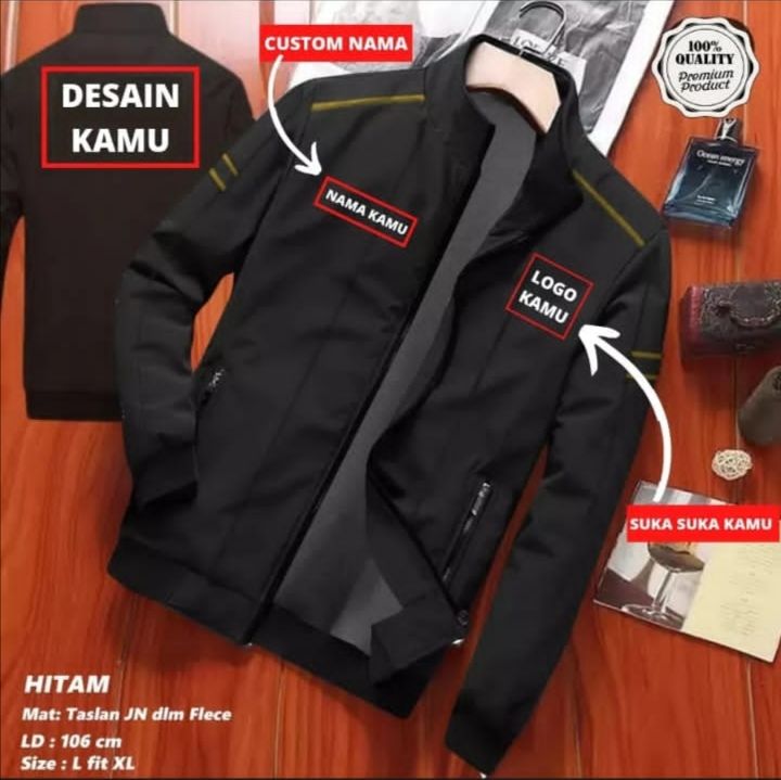 JAKET CUSTUM BIKIN DESAIN SENDIRI / JAKET UNIVERSITAS /JAKET KOMUNITAS ...